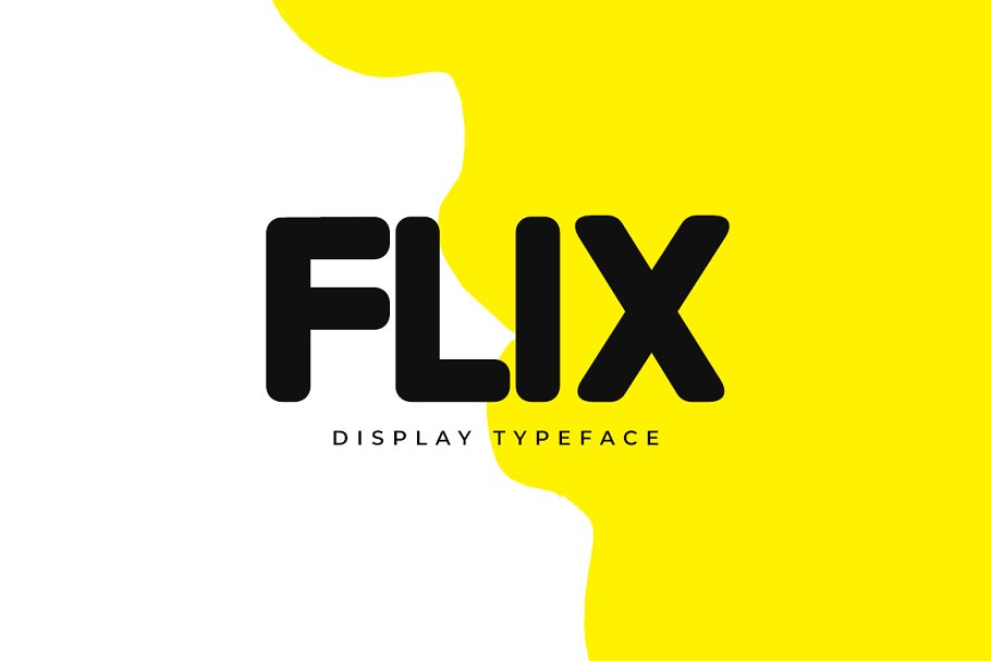 Flix: скачати шрифт і встановити для веб-сайту і фотошопа безкоштовно.