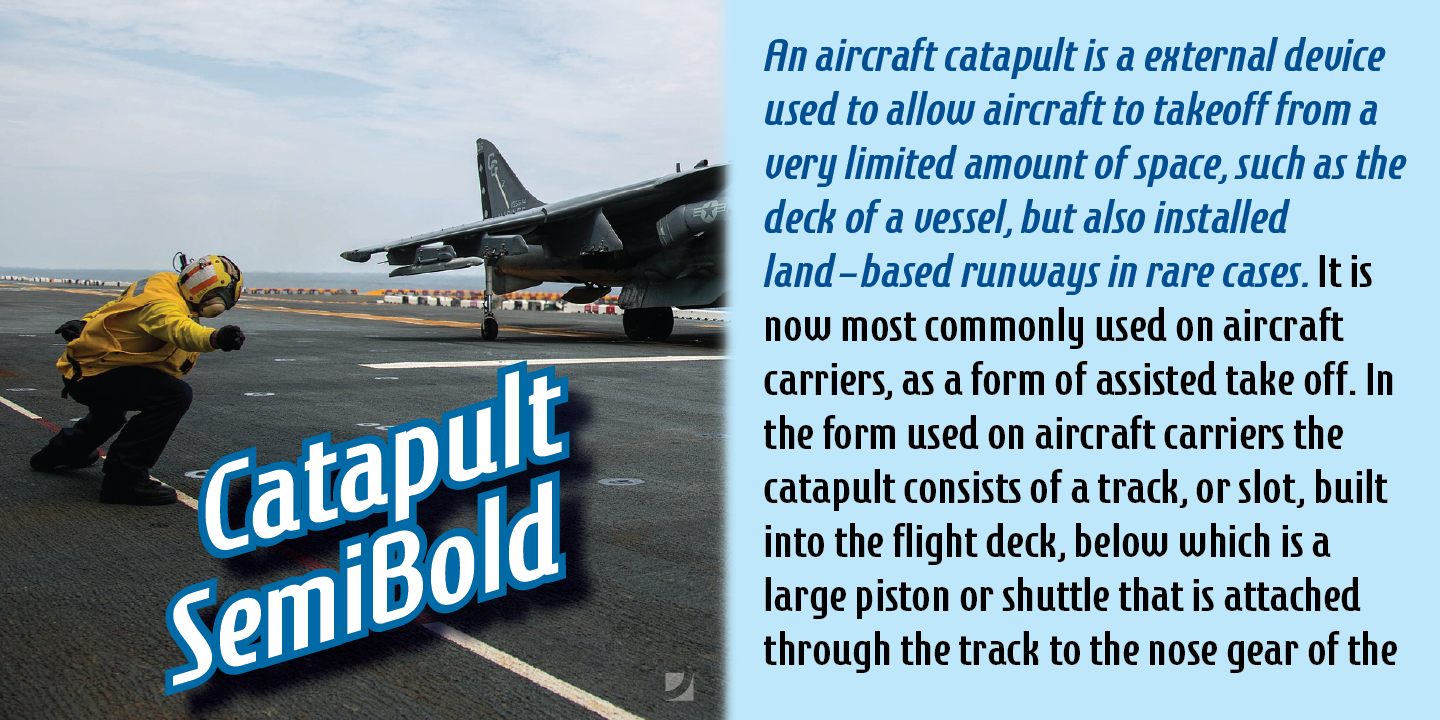 Catapult: скачати шрифт і встановити для веб-сайту і фотошопа безкоштовно.